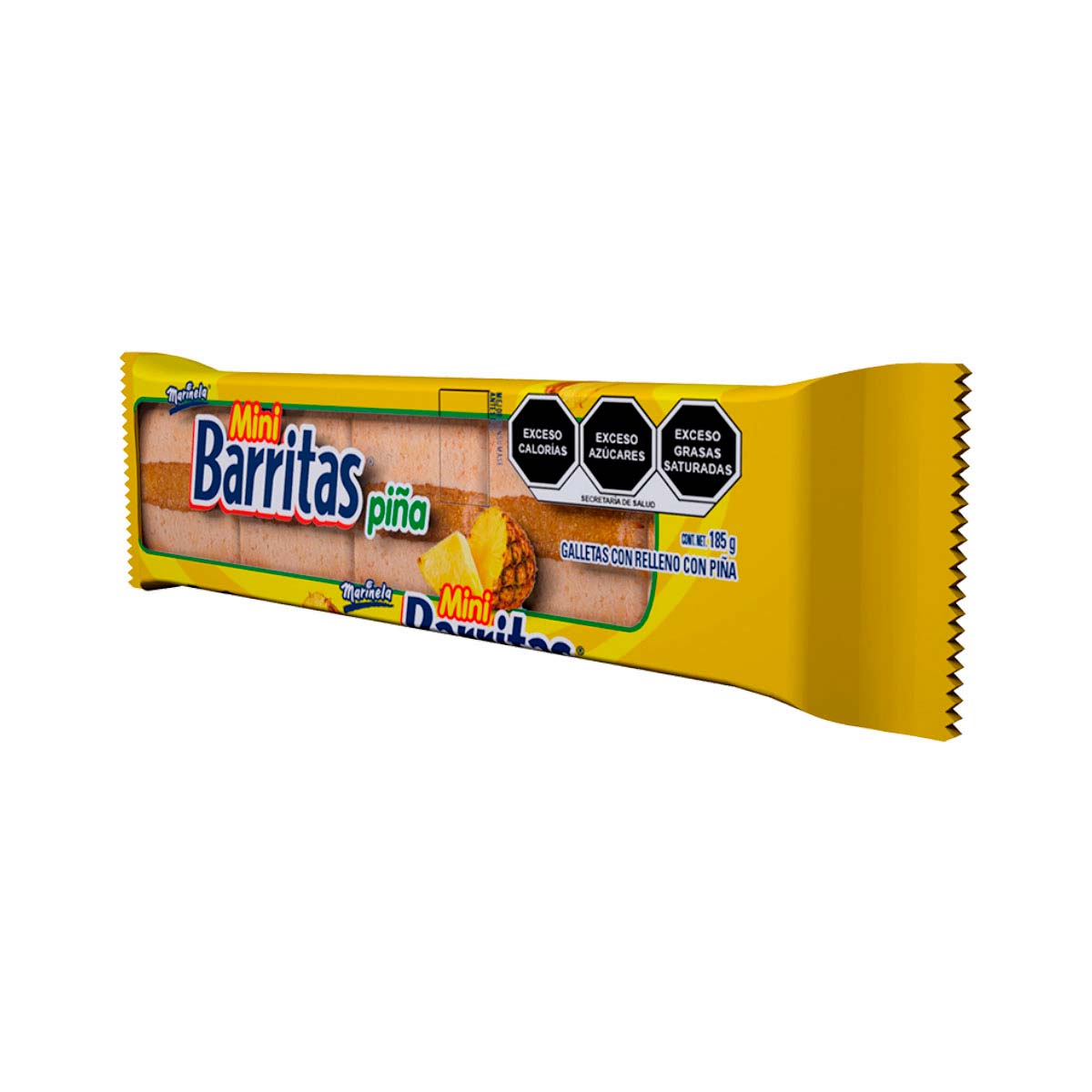 Mini Barritas Marinela Piña de 185g | Chedraui