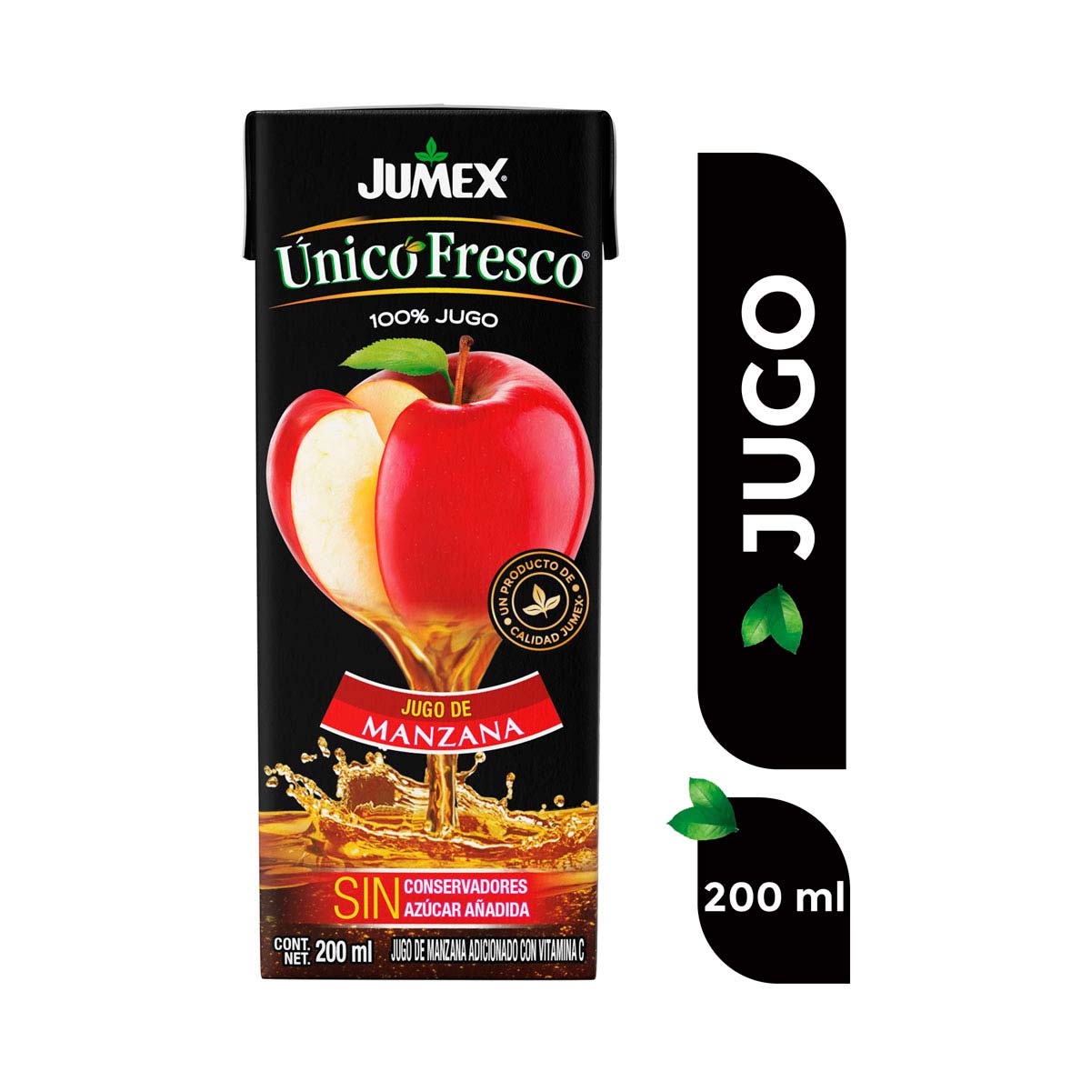 Jugo Jumex Unico Fresco Manzana Mini 200ml | Chedraui