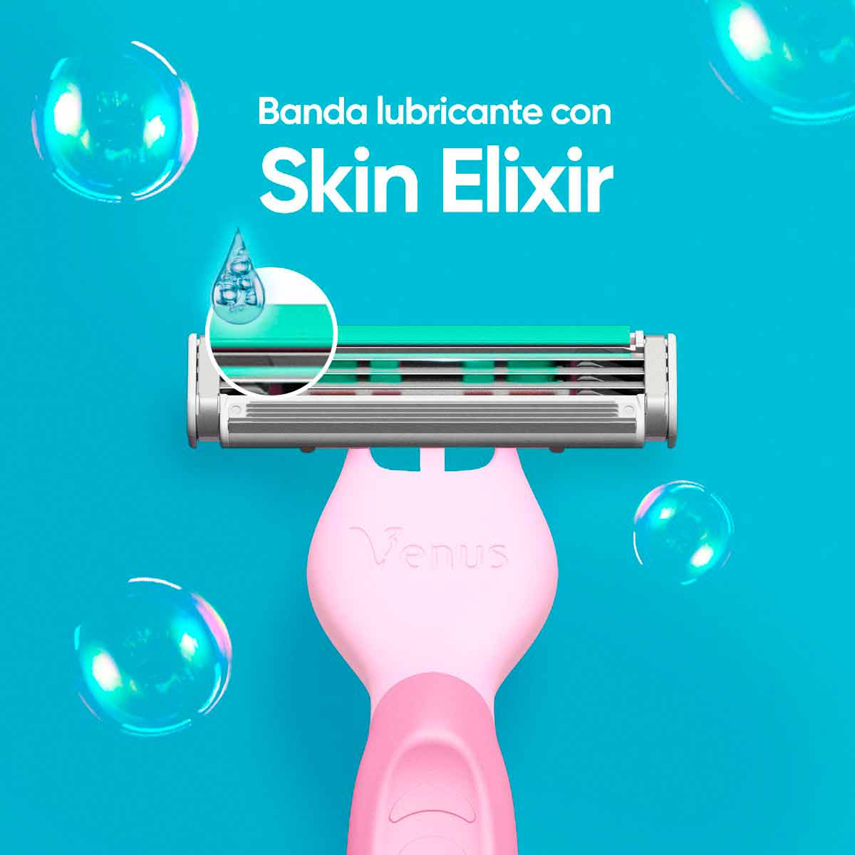 Venus Suave Sensitive Rastrillo Desechable con Skin Elixir 2 Unidades ...