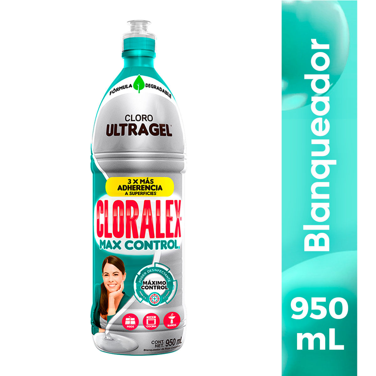Blanqueador Ultra Gel Cloralex Max Poder Desmanchador 950ml | Chedraui