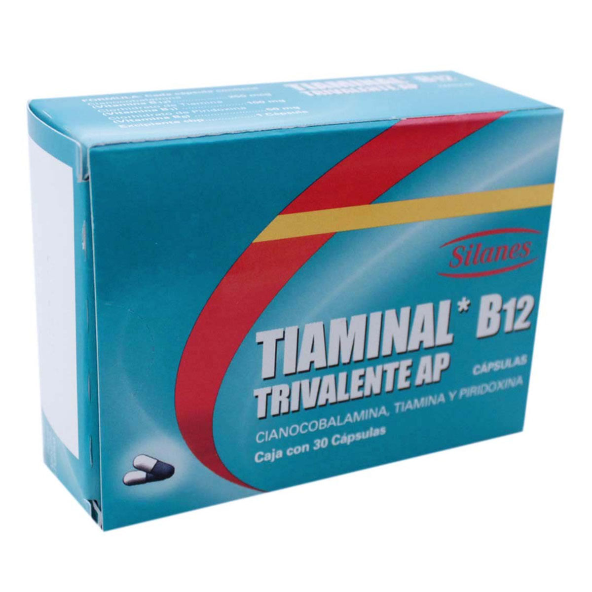 Cápsulas Tiaminal B12 Trivalente Caja con 30 Cápsulas | Chedraui