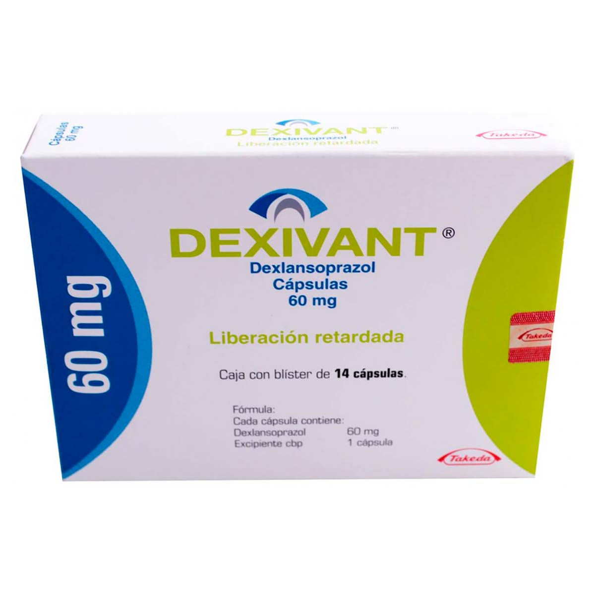 Cápsulas Dexivant 60mg Liberación Retardada Caja con 14 Cápsulas | Chedraui