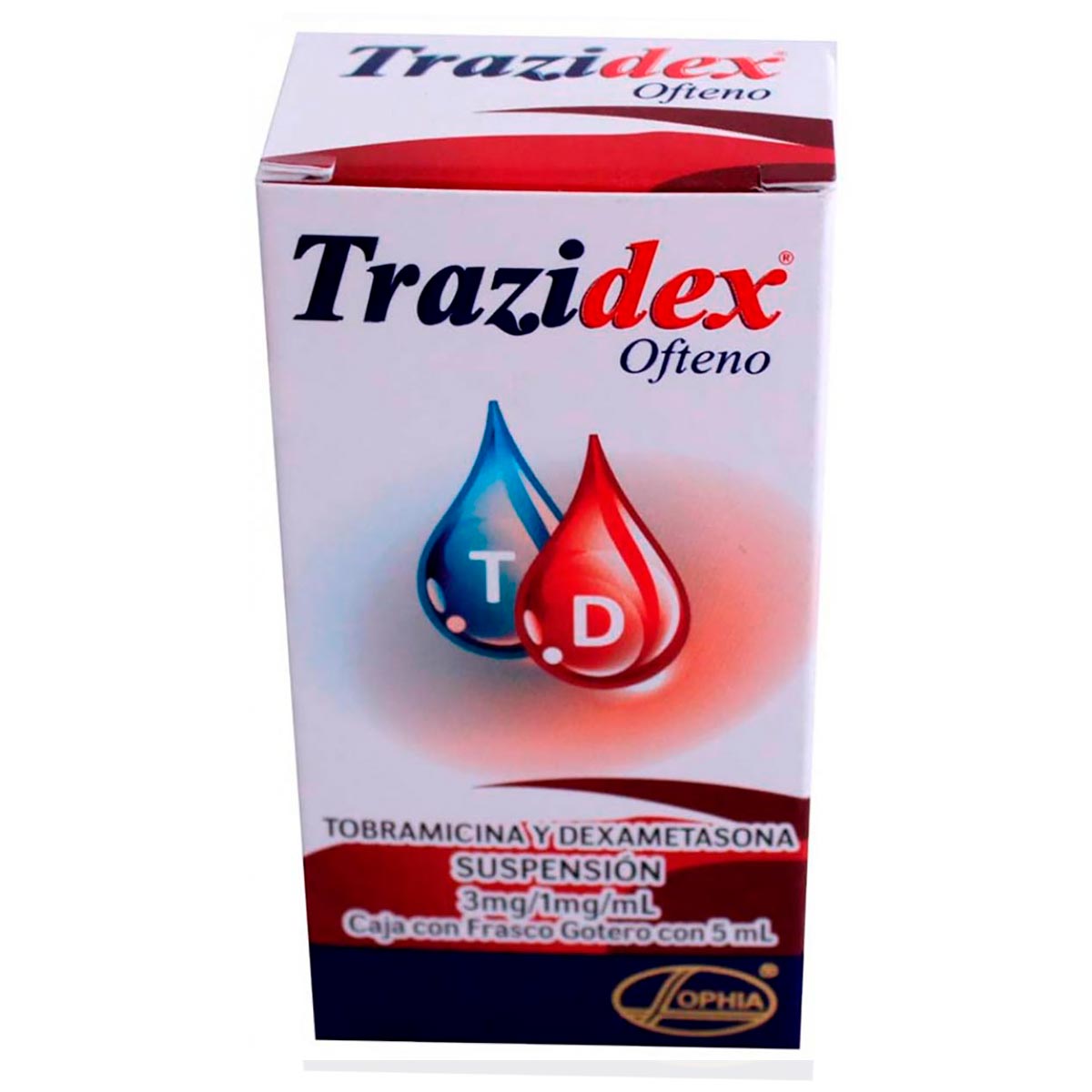 Suspensión Oftálmica Trazidex Frasco Gotero con 5ml | Chedraui