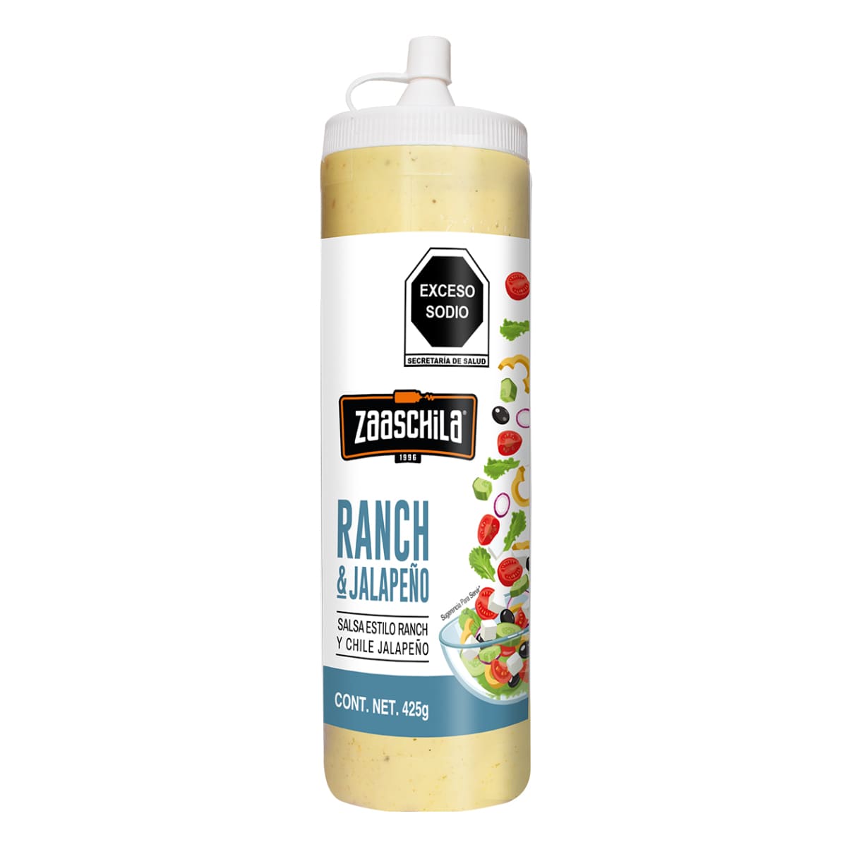 Salsa Zaaschila Ranch & Jalapeño 425g | Chedraui