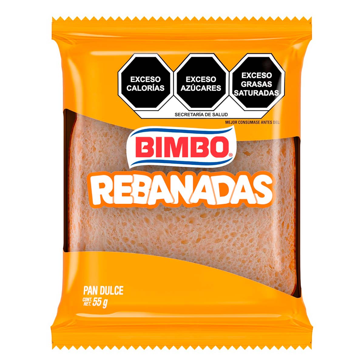 Pan Dulce Rebanadas 55g | Chedraui