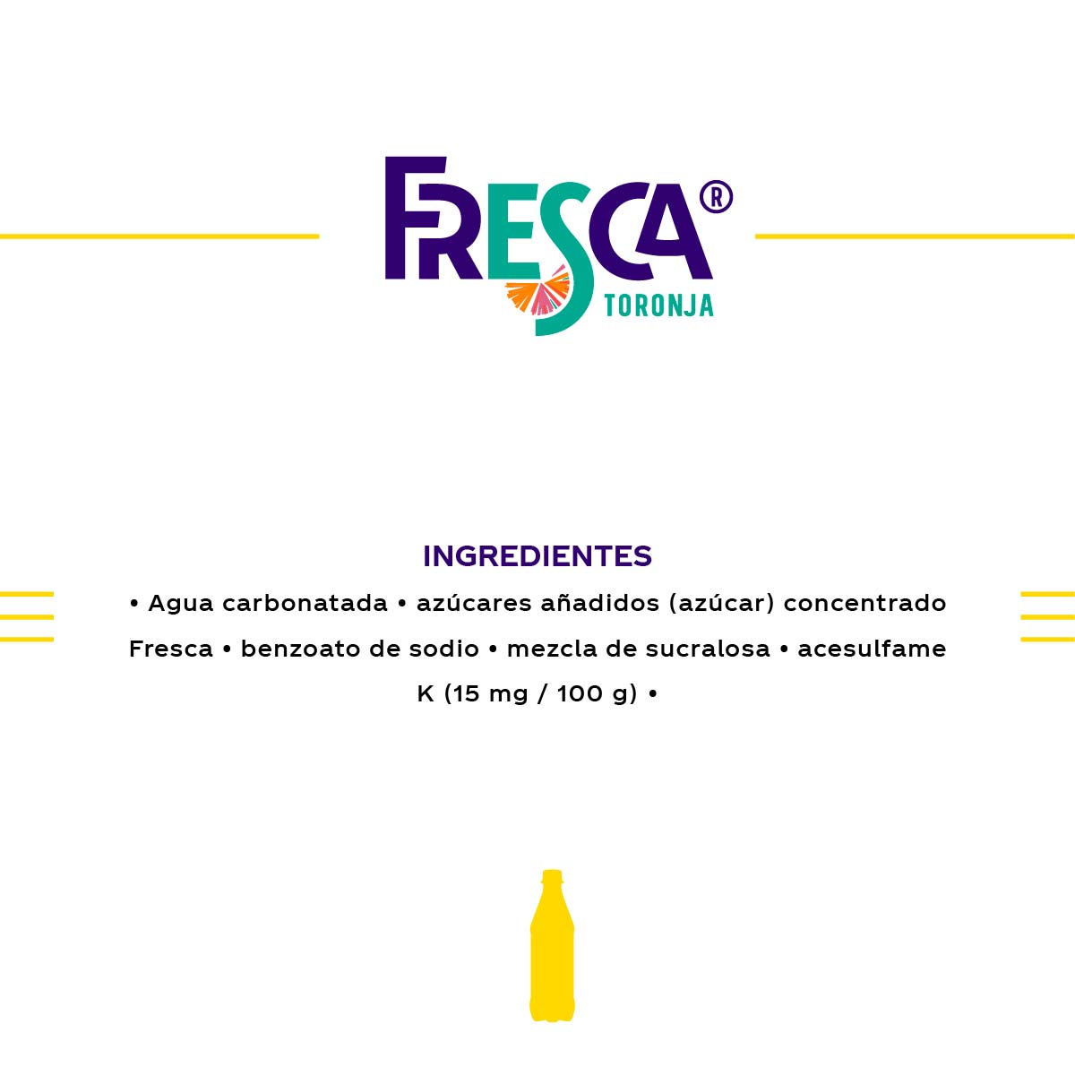 Refresco Fresca sabor toronja 600ml | Chedraui
