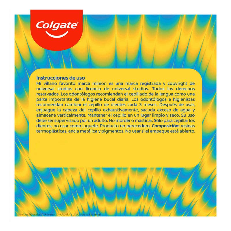 Cepillo de Dientes Infantil Colgate Smiles Minions +6 Años 2 Piezas ... Cepillo de Dientes Infantil Colgate Smiles Minions +6 Años 2 Piezas ...