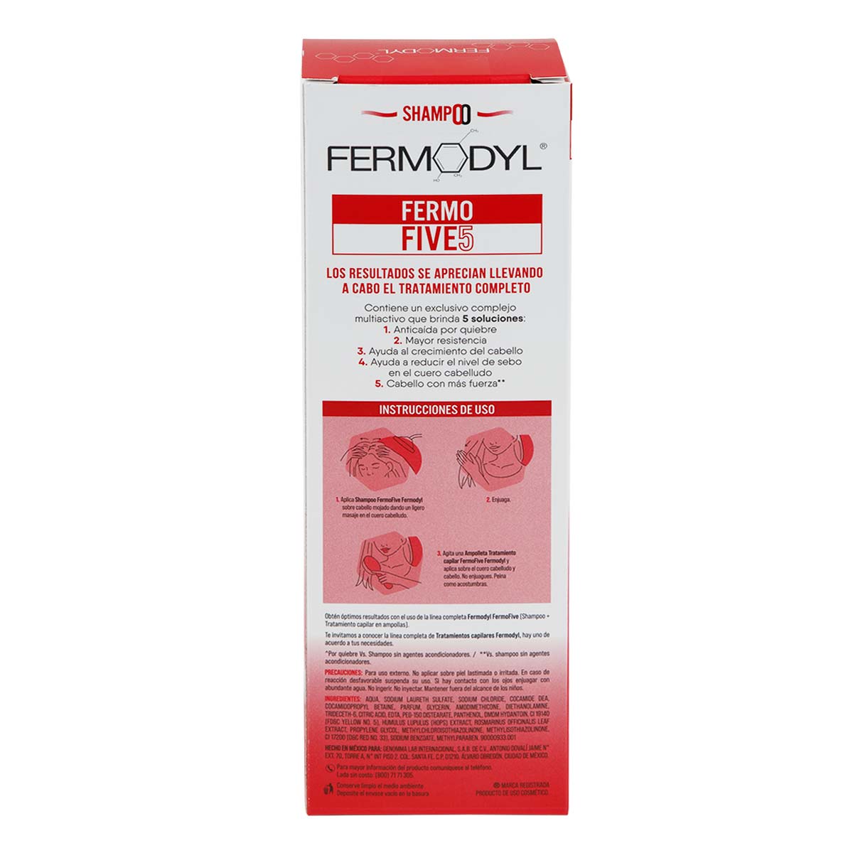 Shampoo Fermodyl Fermo Five Control Caída 400ml | Chedraui