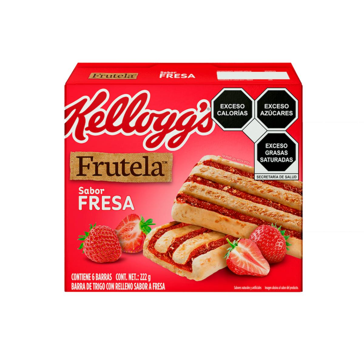 Barras Kellogg's Frutela Sabor Fresa 222g | Chedraui