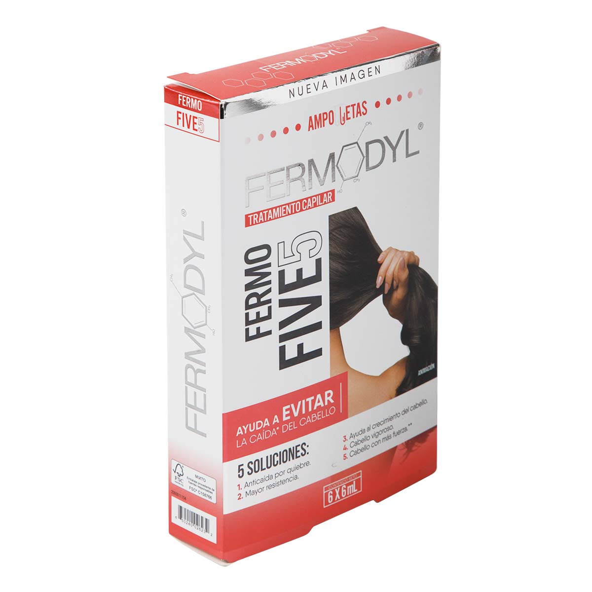 Tratamiento Capilar Fermodyl Fermofive 6 Ampolletas de 6ml | Chedraui