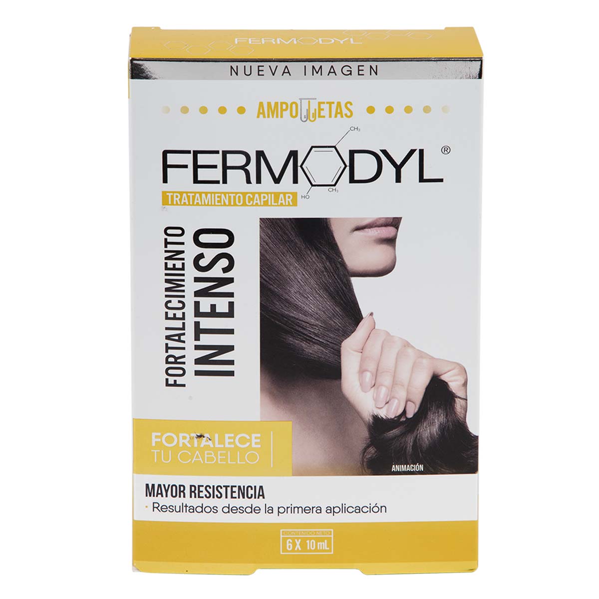 Tratamiento Capilar Fermodyl Fortalecimiento Extremo 6 Ampolletas de ...