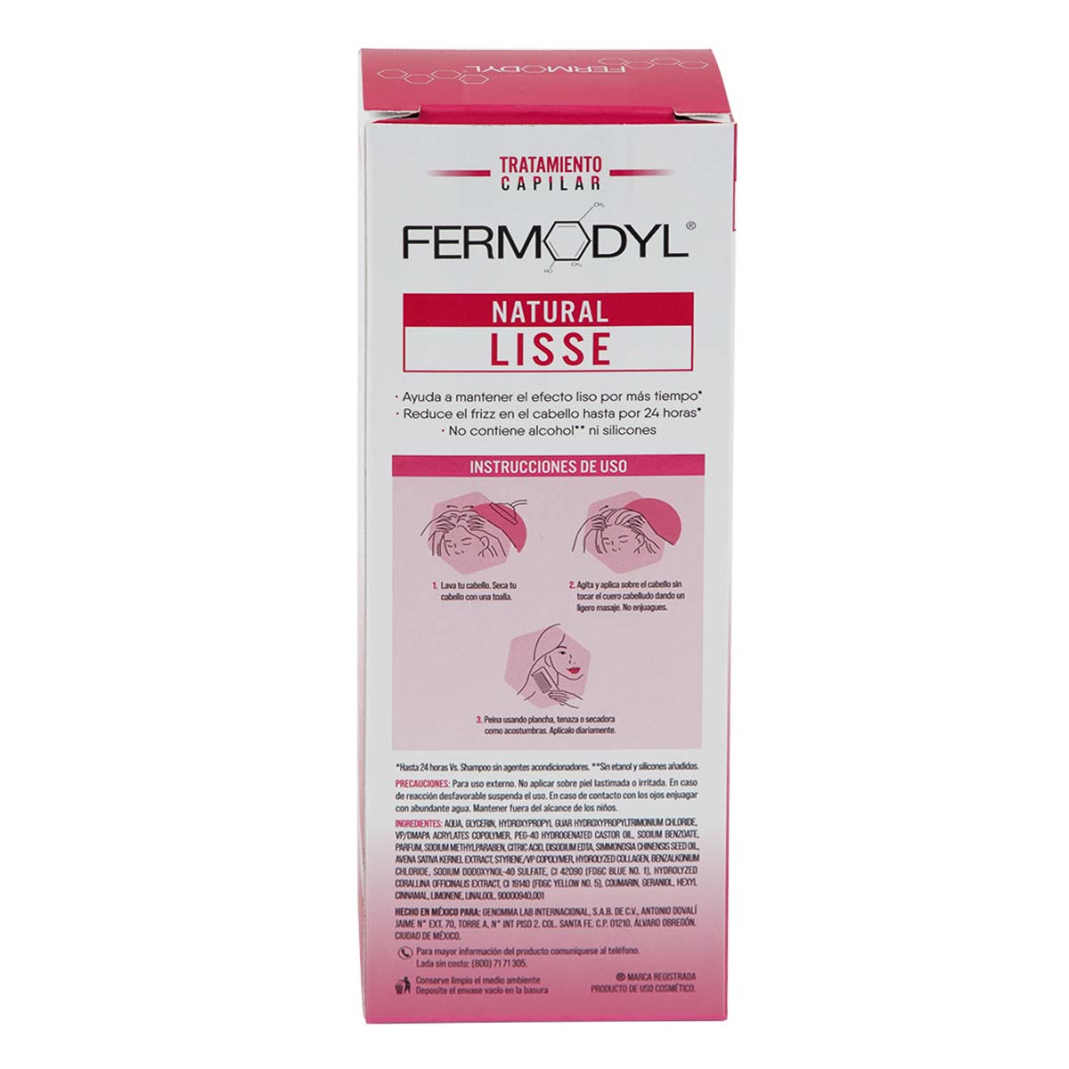 Tratamiento Capilar Fermodyl Natural Lisse Alaciado Magnificado 240ml ...