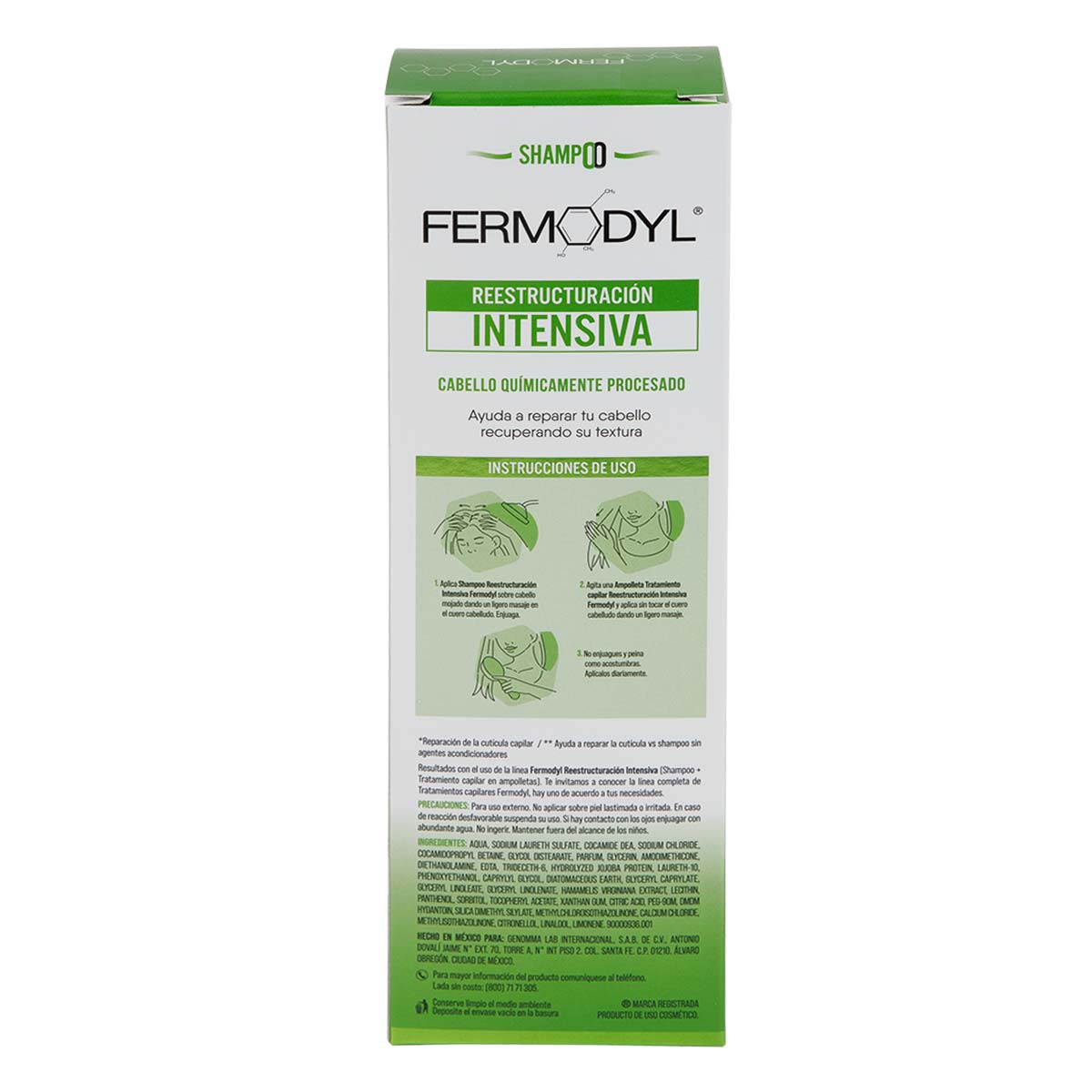 Shampoo Fermodyl Reestructuración Intensiva 400ml | Chedraui