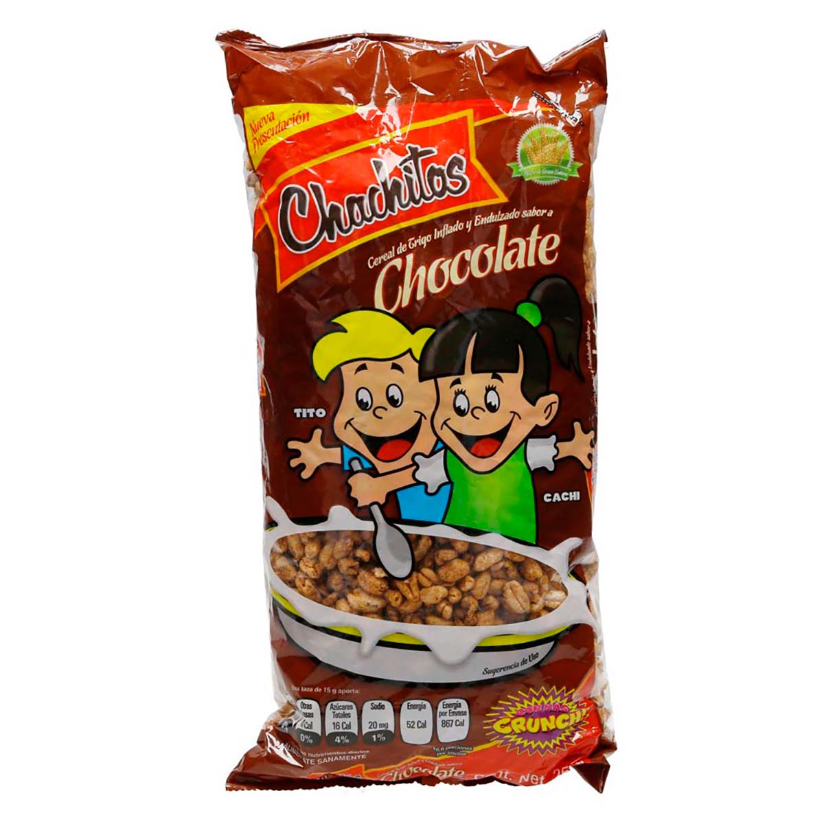 Cereal Chachitos Trigo Inflado Chocolate 250g | Chedraui