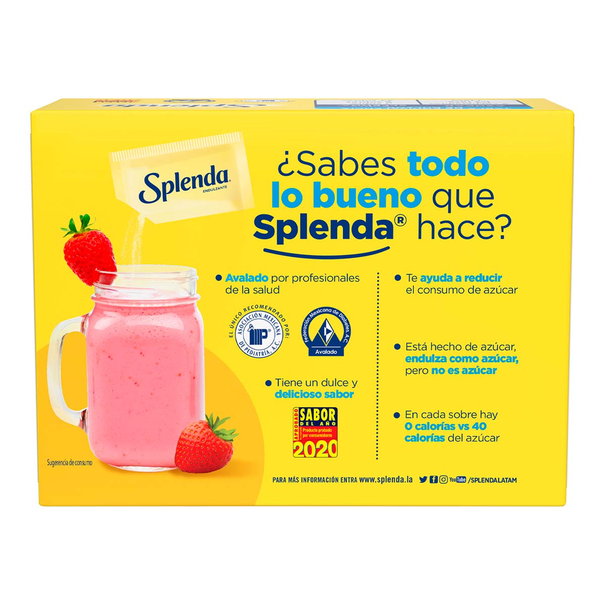 Endulzante Splenda Original sin Calorías 55g | Chedraui