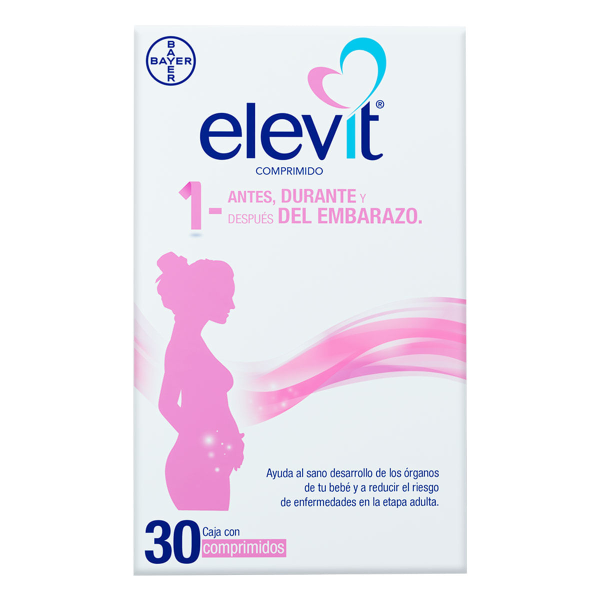 Comprimidos Elevit Multivitamínico para el Embarazo Caja con 30 ...
