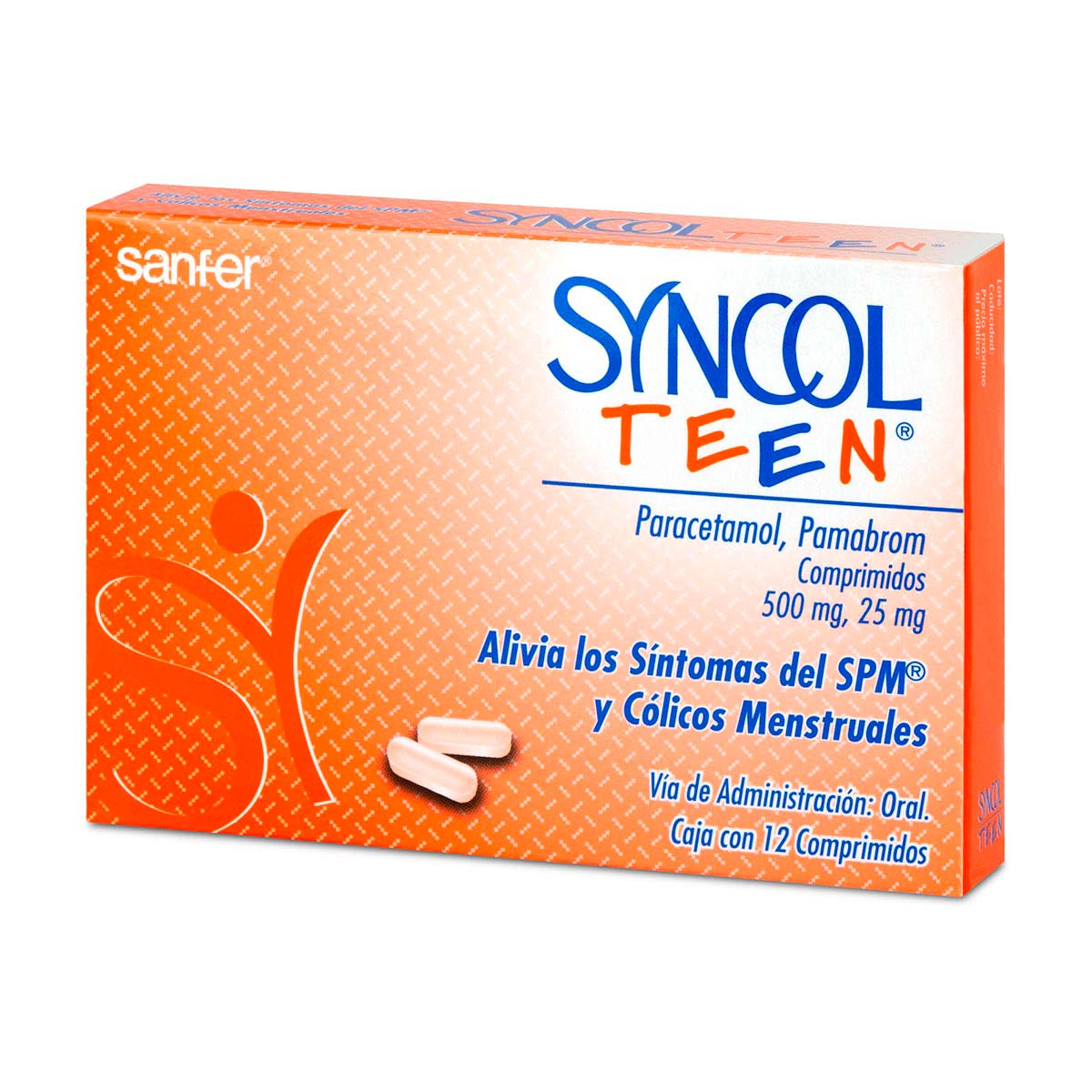 Comprimidos Syncol Teen Caja con 12 Comprimidos | Chedraui