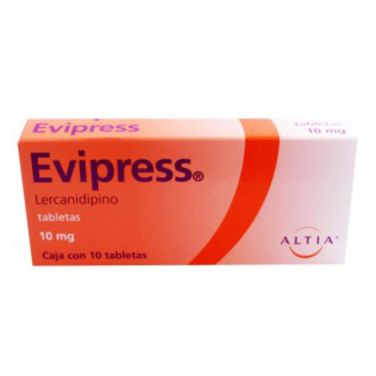 Tabletas Evipress 10mg Caja con 10 Tabletas | Chedraui