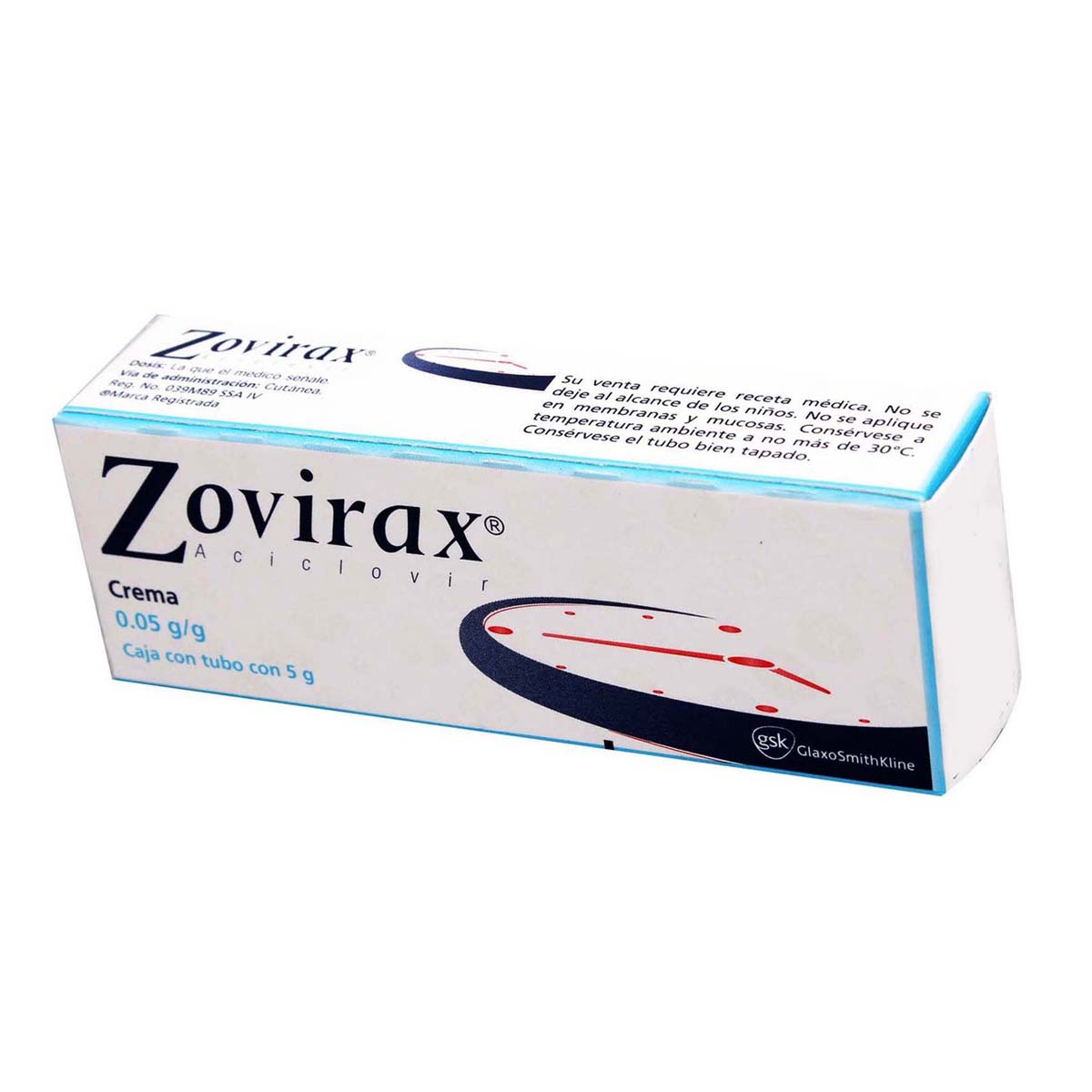 Crema Zovirax 0.05g/g Tubo con 5g | Chedraui