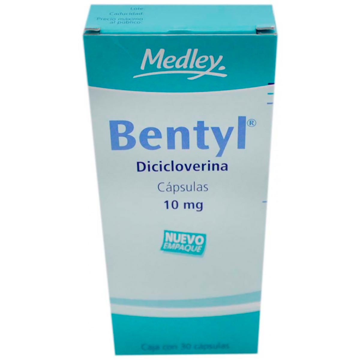 Cápsulas Bentyl 10mg Caja con 30 Cápsulas | Chedraui