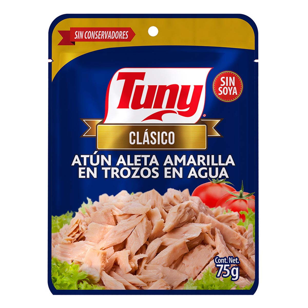 Atún Tuny Agua Pouch Light 75g | Chedraui