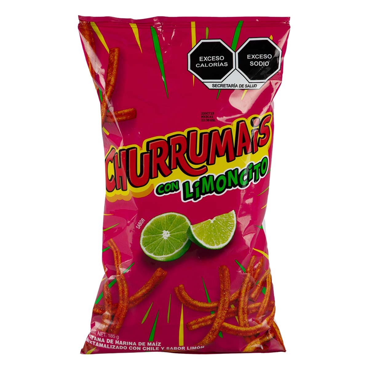 Botana Sabor Limón Y Chile Sabritas Churrumais Con Limoncito 185g ...