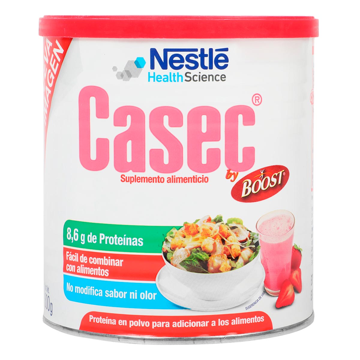 Suplemento Alimenticio Nestlé Casec By Boost Lata con 300g | Chedraui