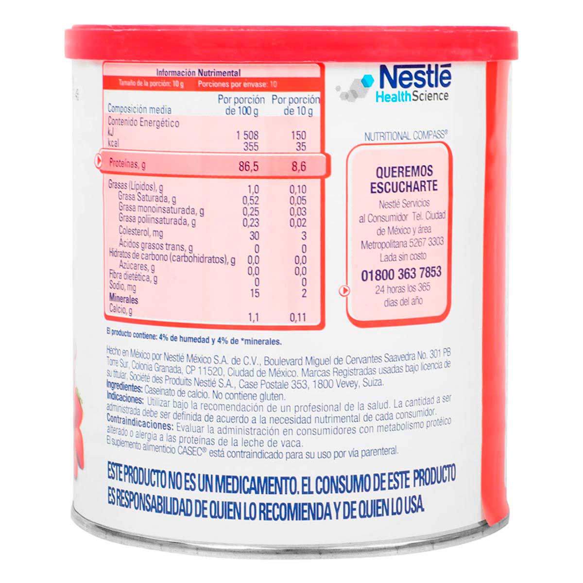 Suplemento Alimenticio Nestlé Casec By Boost Lata con 300g | Chedraui