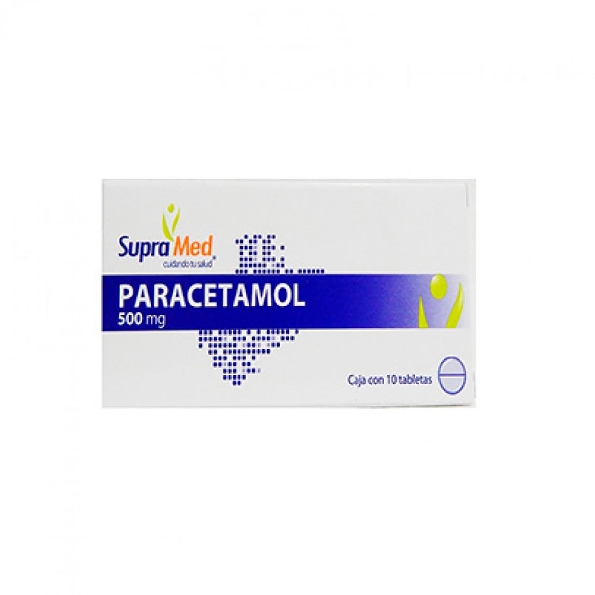 Tabletas SupraMed Paracetamol 500mg Caja con 10 Tabletas | Chedraui
