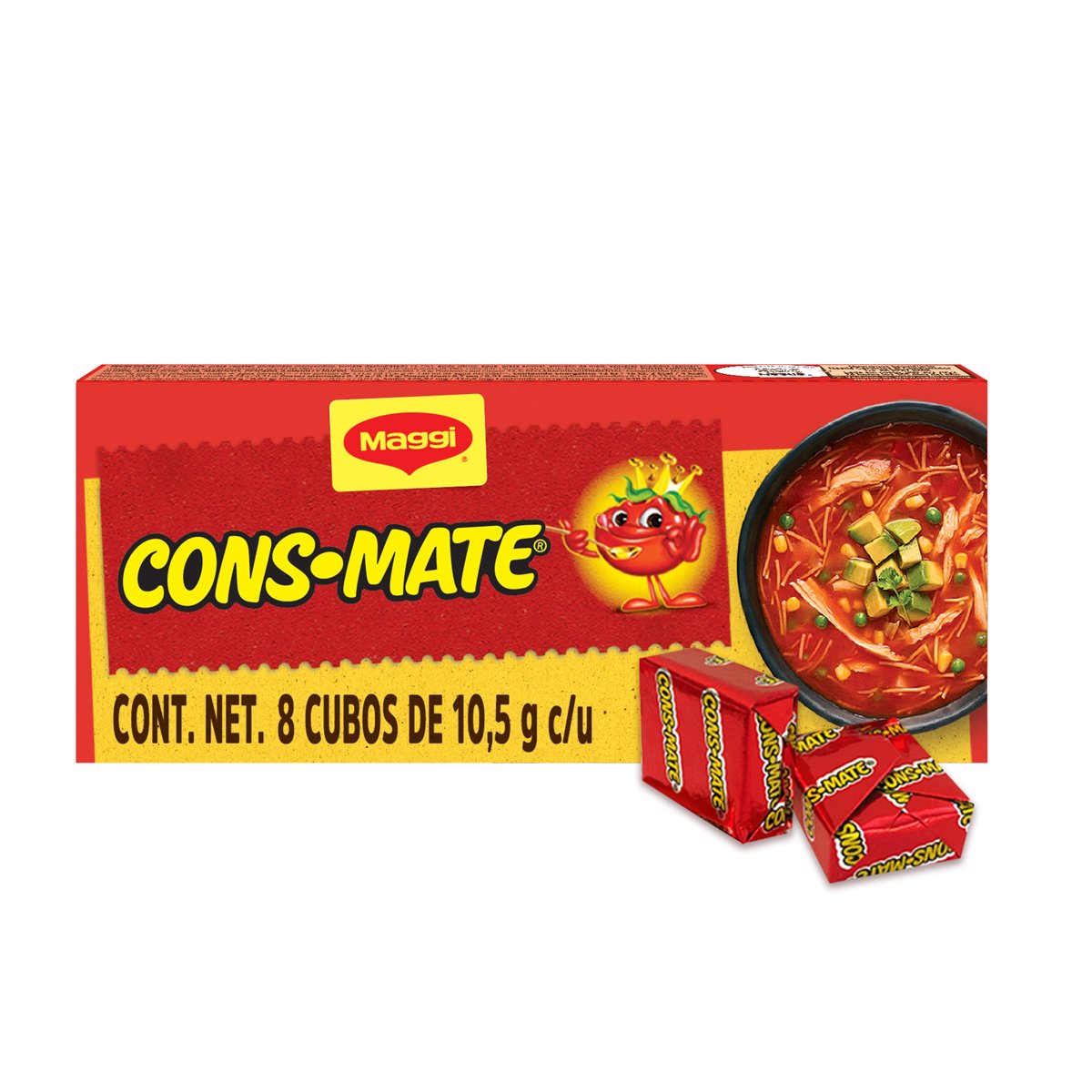 Concentrado de Tomate Maggi Consomate 8 Cubos 84g | Chedraui