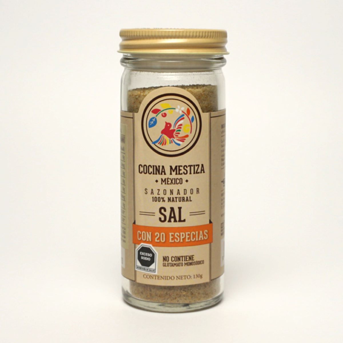 Sal Cocina Mestiza con 20 especies 130g | Chedraui