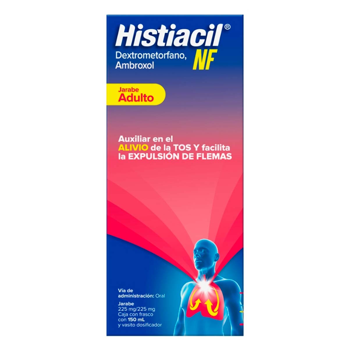 Jarabe Histiacil NF para Adultos 150ml | Chedraui