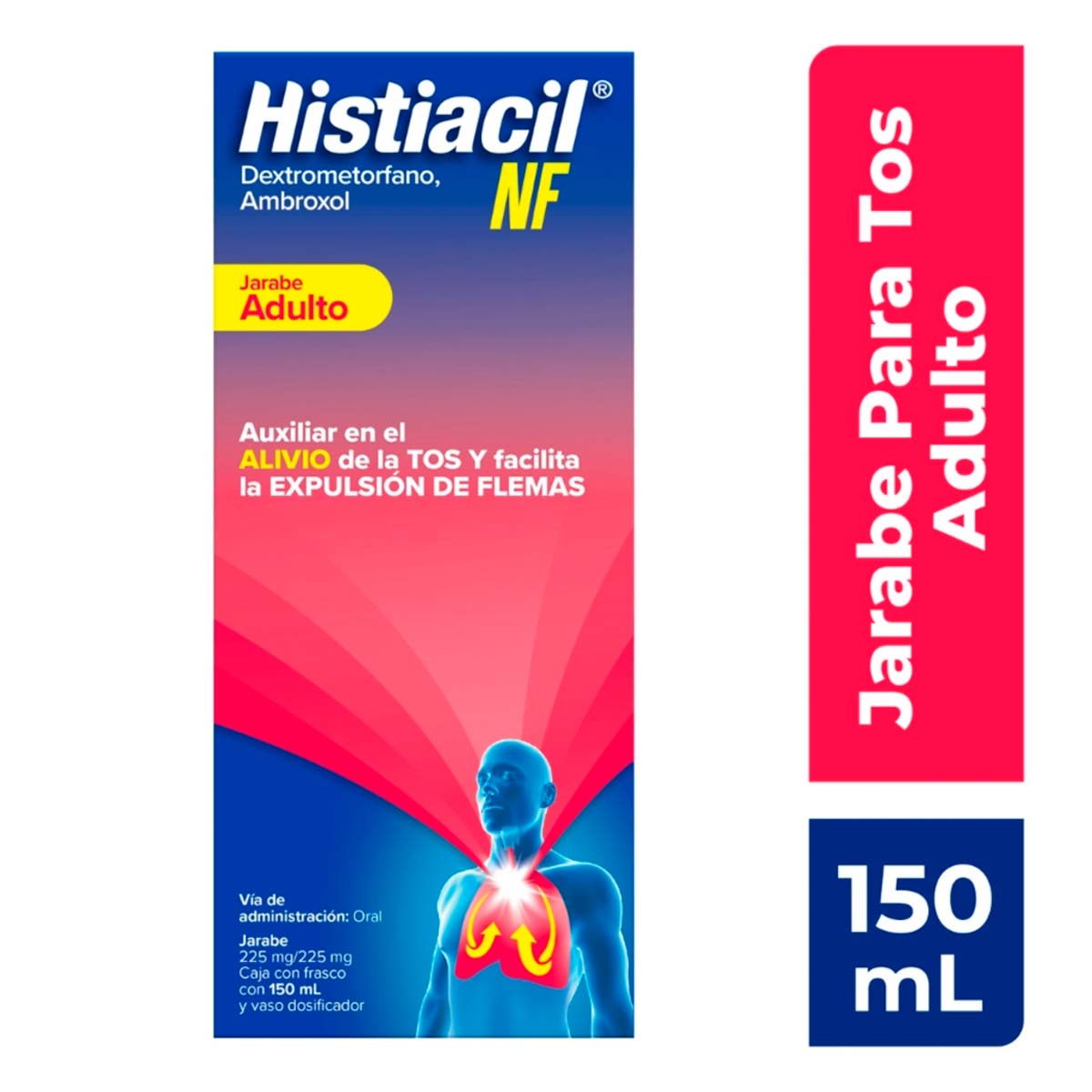 Jarabe Histiacil NF para Adultos 150ml | Chedraui