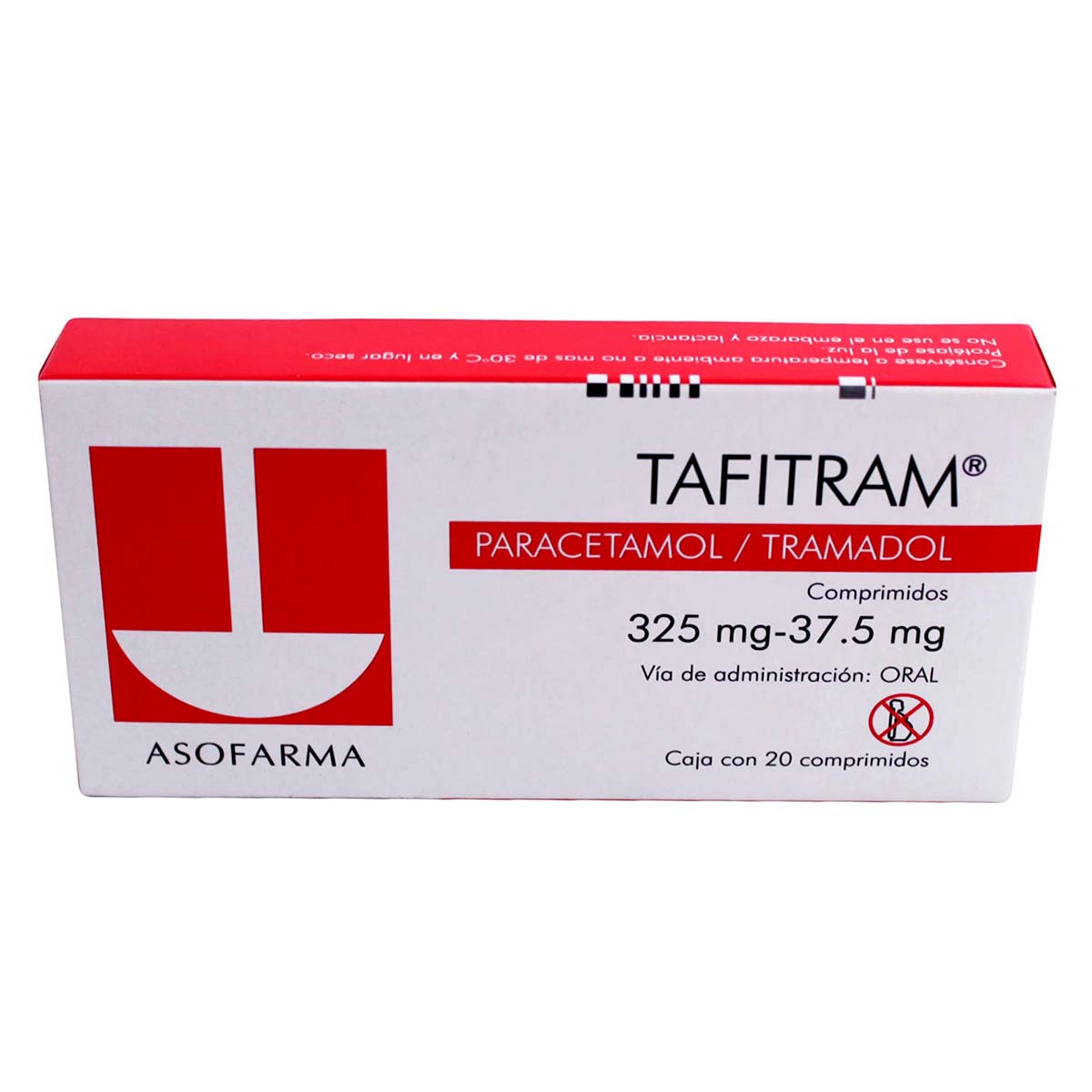 Tabletas Tafitram 325mg/37.5mg Caja con 20 Tabletas | Chedraui