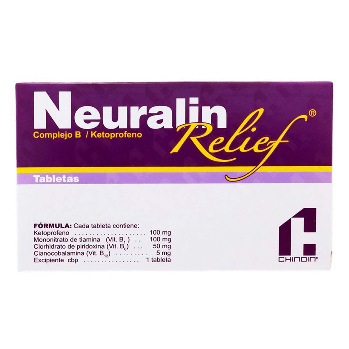 Tabletas Neuralin Relief Caja con 20 Tabletas | Chedraui