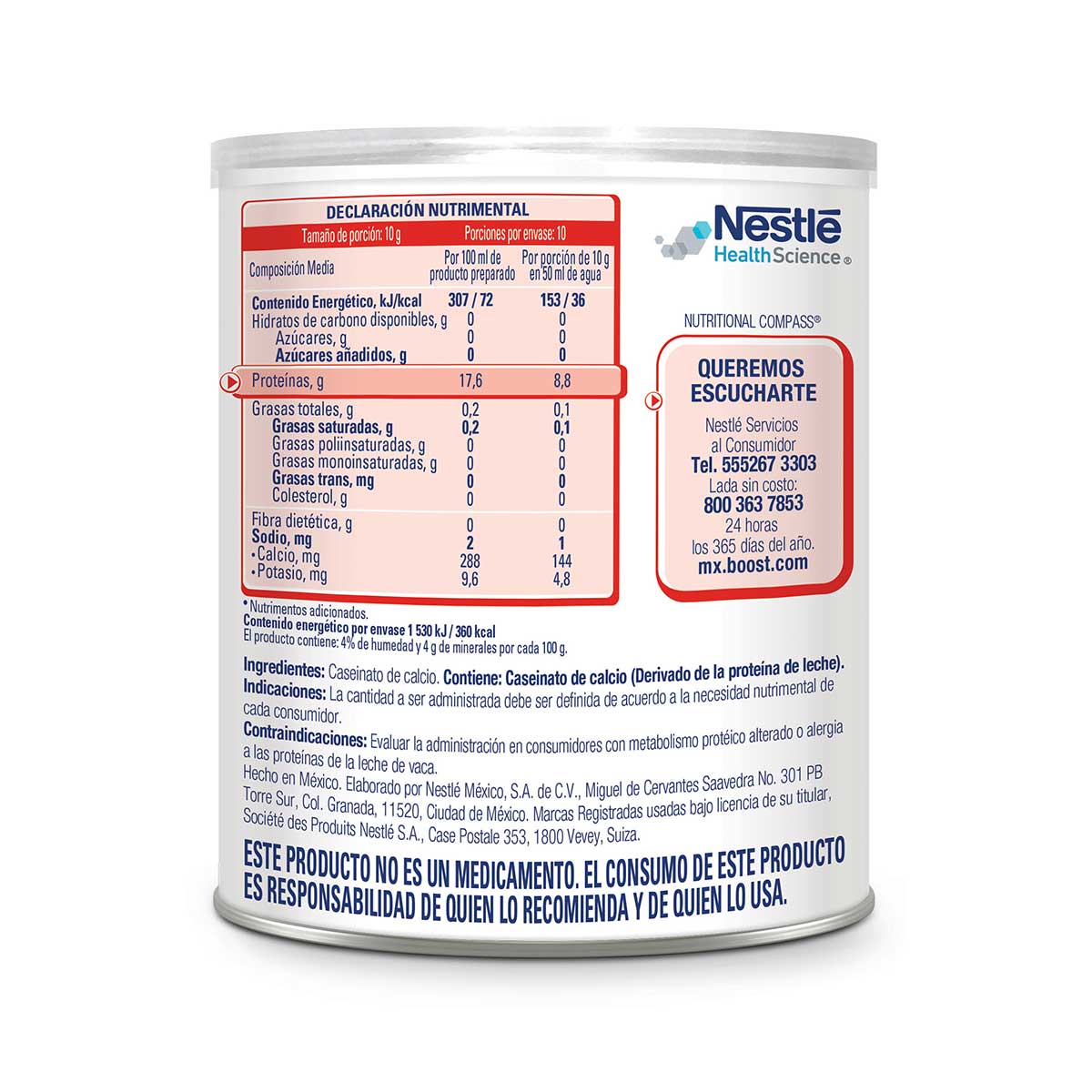 Suplemento Alimenticio Casec by Boost Lata con 100g | Chedraui