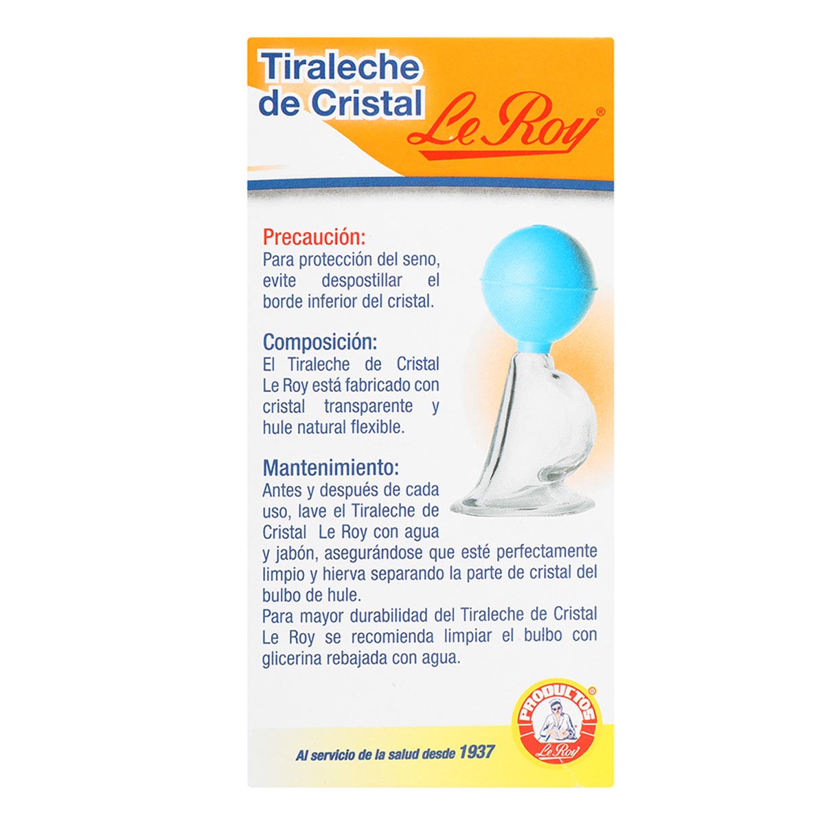 Tiraleche de Cristal Le Roy 1 Pieza | Chedraui