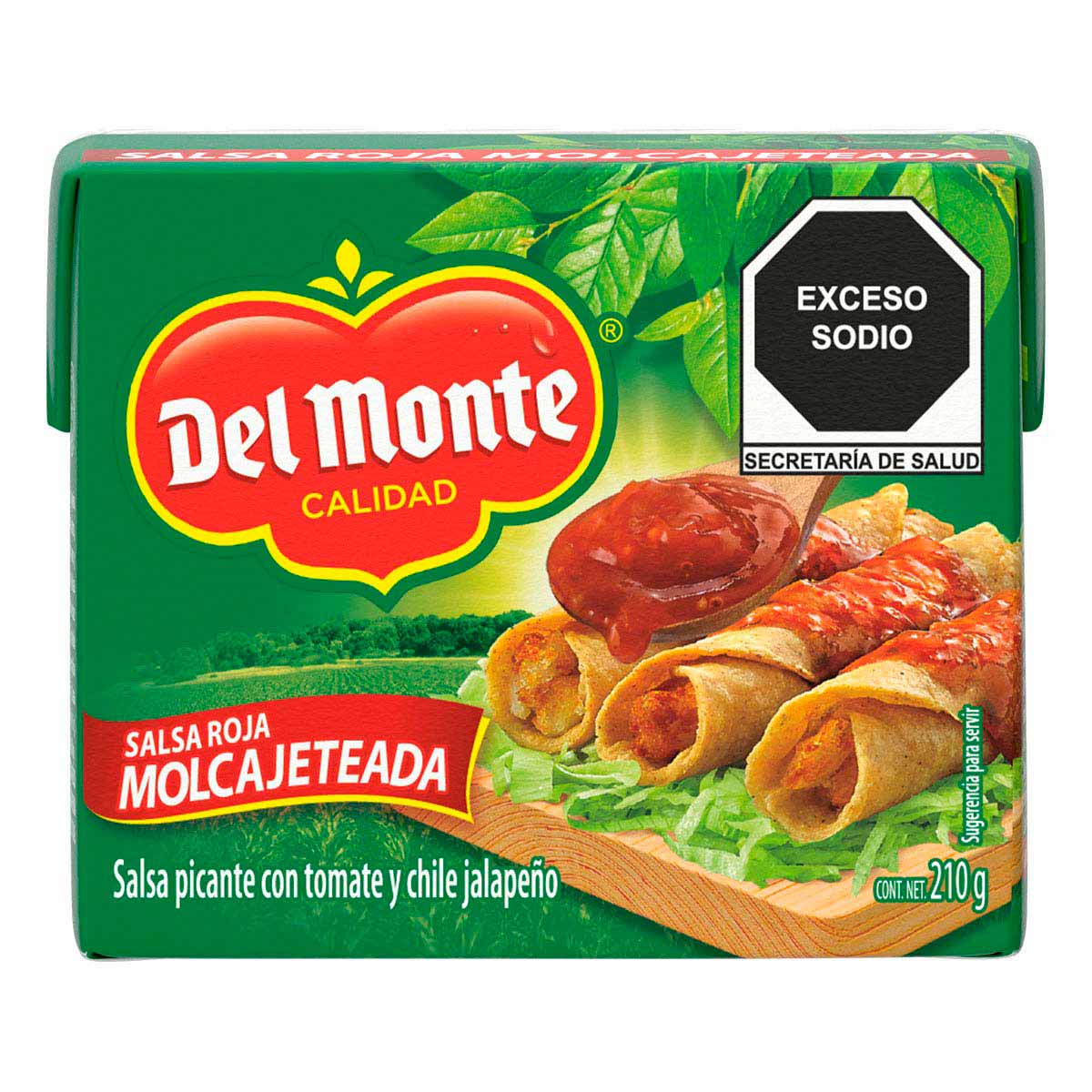Salsa Roja Del Monte Molcajeteada 210g | Chedraui