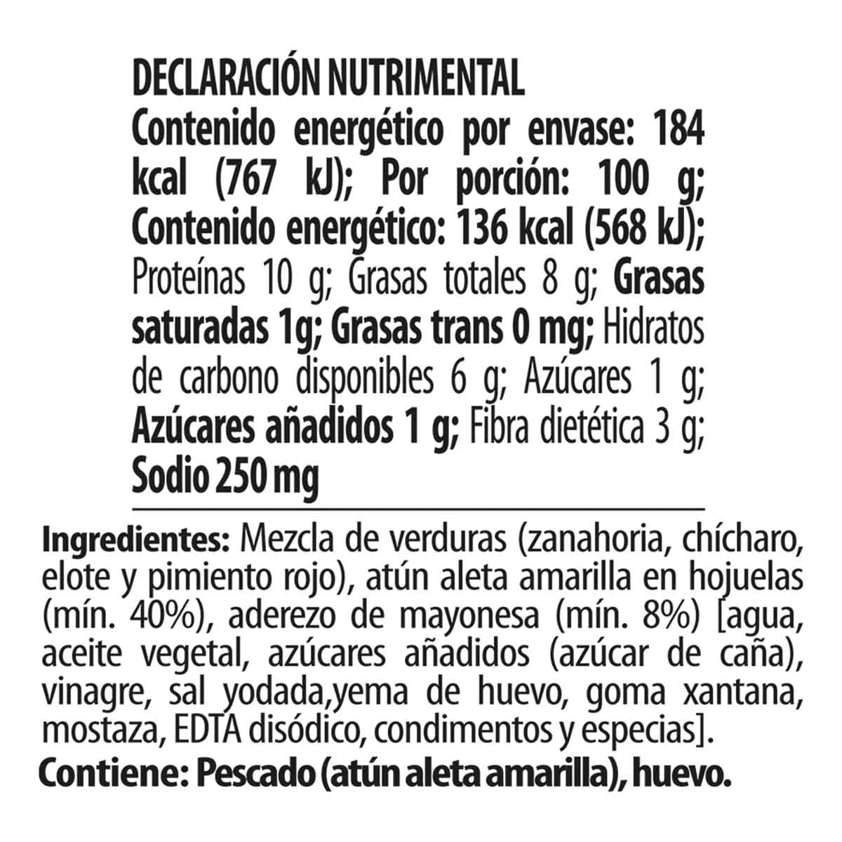 Ensalada Atún Tuny Light 135g | Chedraui