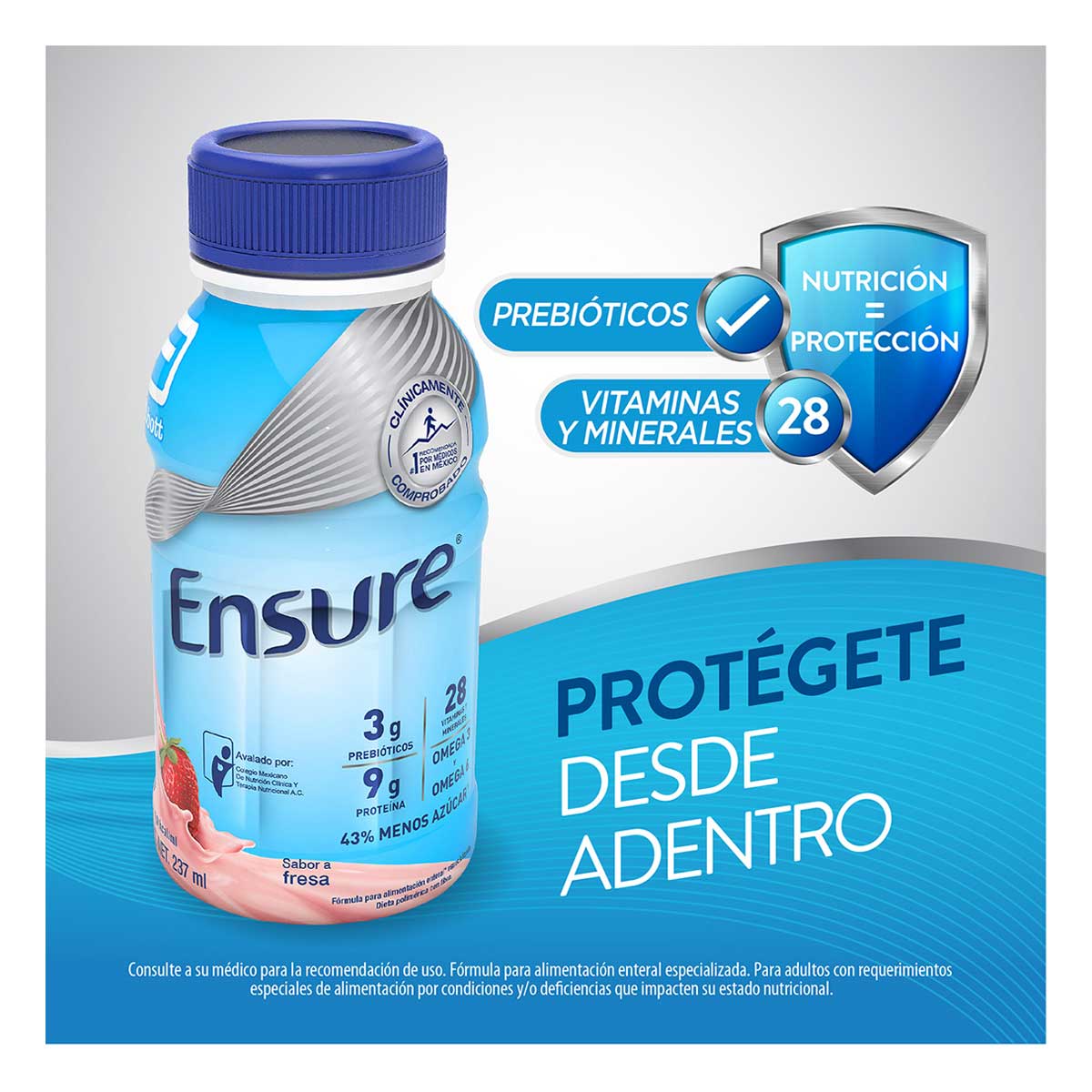 Suplemento Alimenticio Ensure Alimentación Especializada Chocolate ...