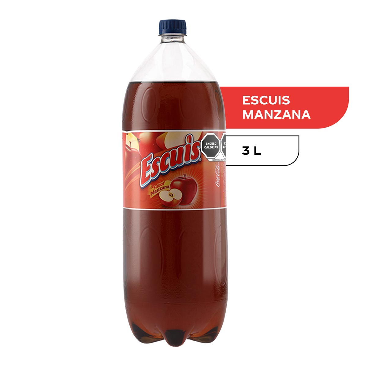 Refresco Frutal Escuis Manzana 3L | Chedraui