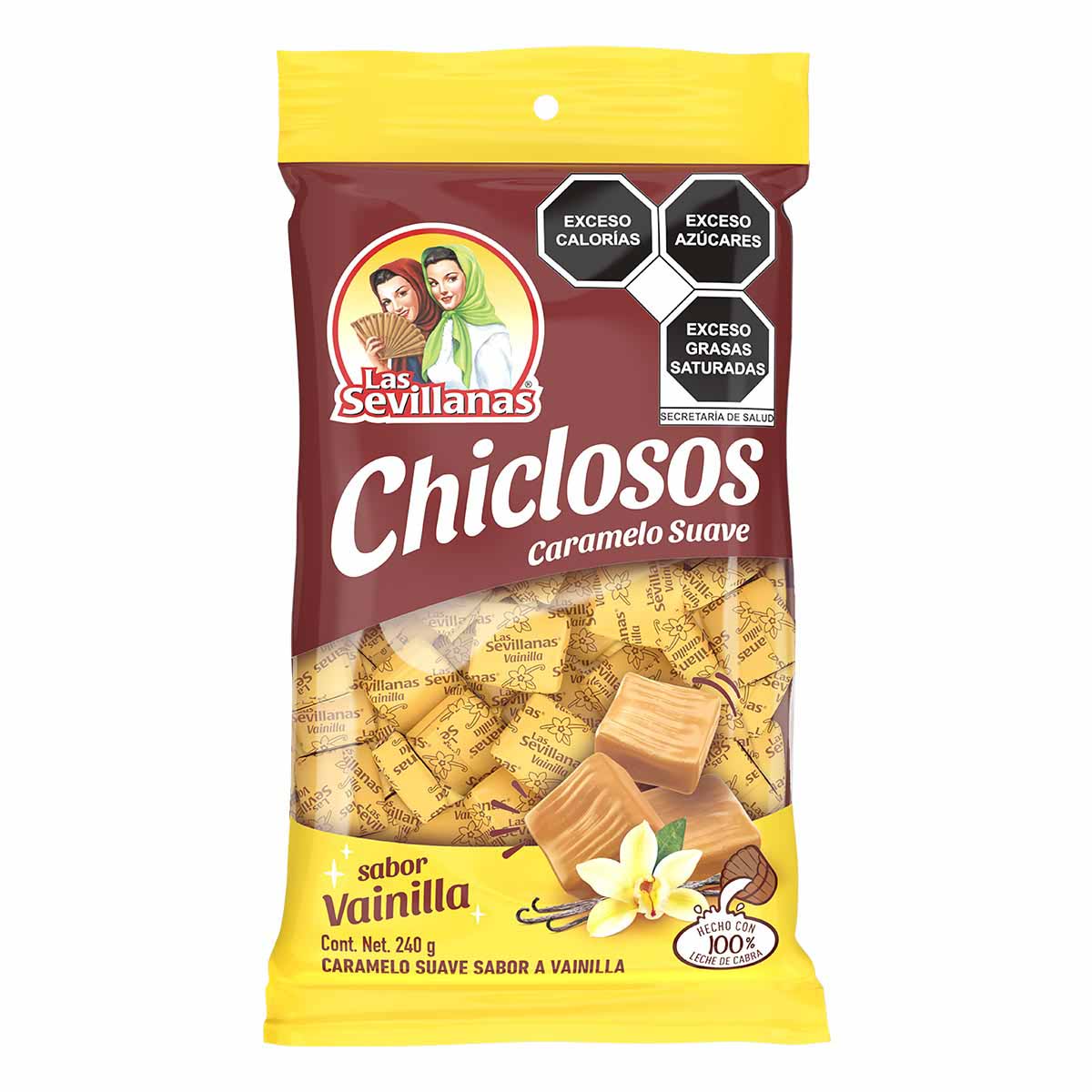 Chiclosos Las Sevillanas Vainilla 240g | Chedraui