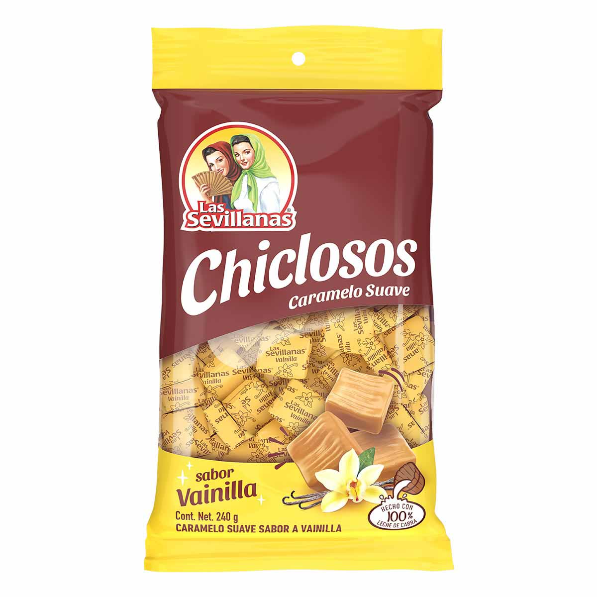 Chiclosos Las Sevillanas Vainilla 240g | Chedraui