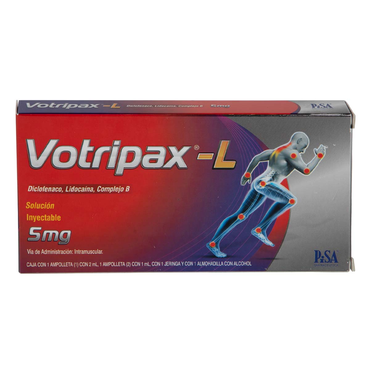 Votripax-L Forte 5Mg 2Amp/1Jga | Chedraui