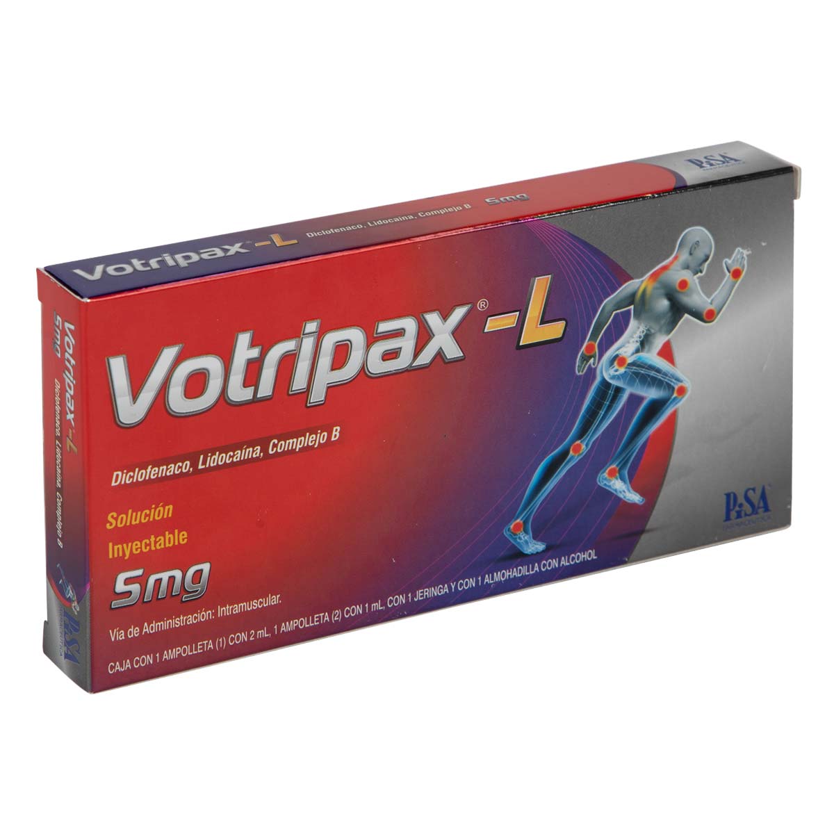 Votripax-L Forte 5Mg 2Amp/1Jga | Chedraui
