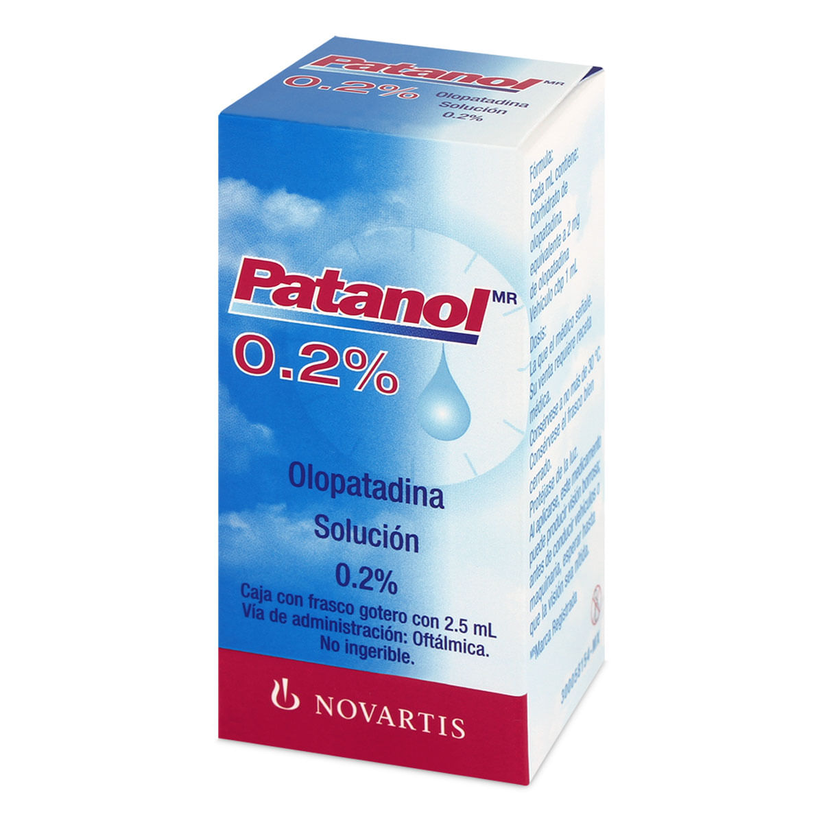Solución Oftálmica Patanol 0.2% Frasco Gotero con 2.5ml | Chedraui