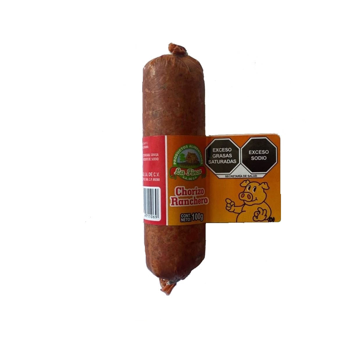 Chorizo Ranchero La Finca 100g | Chedraui
