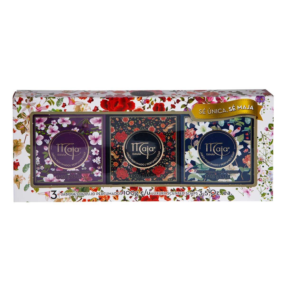 Set Colonia Maja Varios Dama Cofre 3 Jabones | Chedraui