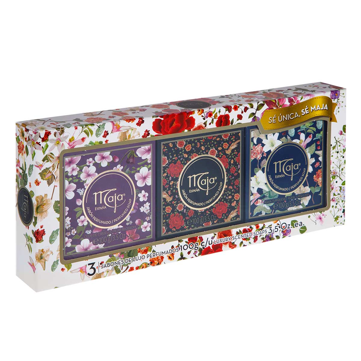 Set Colonia Maja Varios Dama Cofre 3 Jabones | Chedraui
