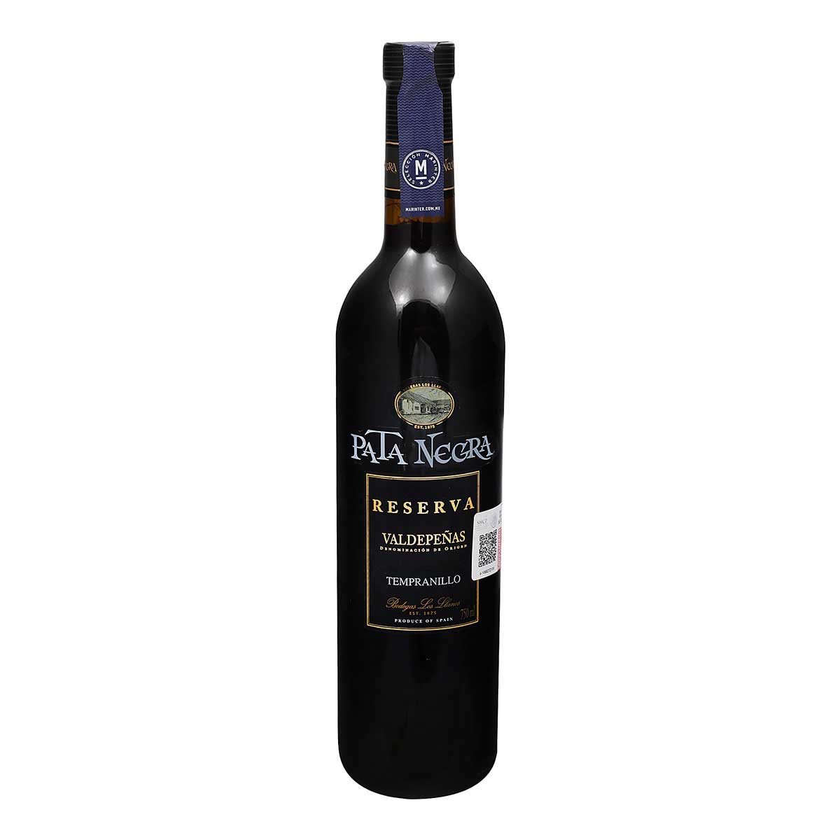 Vino Tinto Español Pata Negra Valdepeñas Reserva 750ml.. | Chedraui